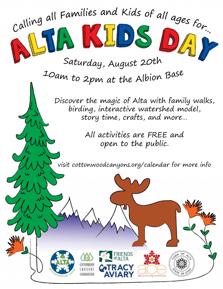 Alta Kids Day Flyer (1) | Cottonwood Canyons Foundation